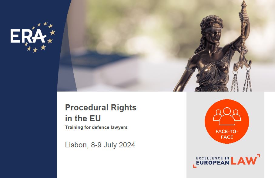 Invitamos a 5 colegiados/as del ICAB al Seminario de la ERA “Procedural ...