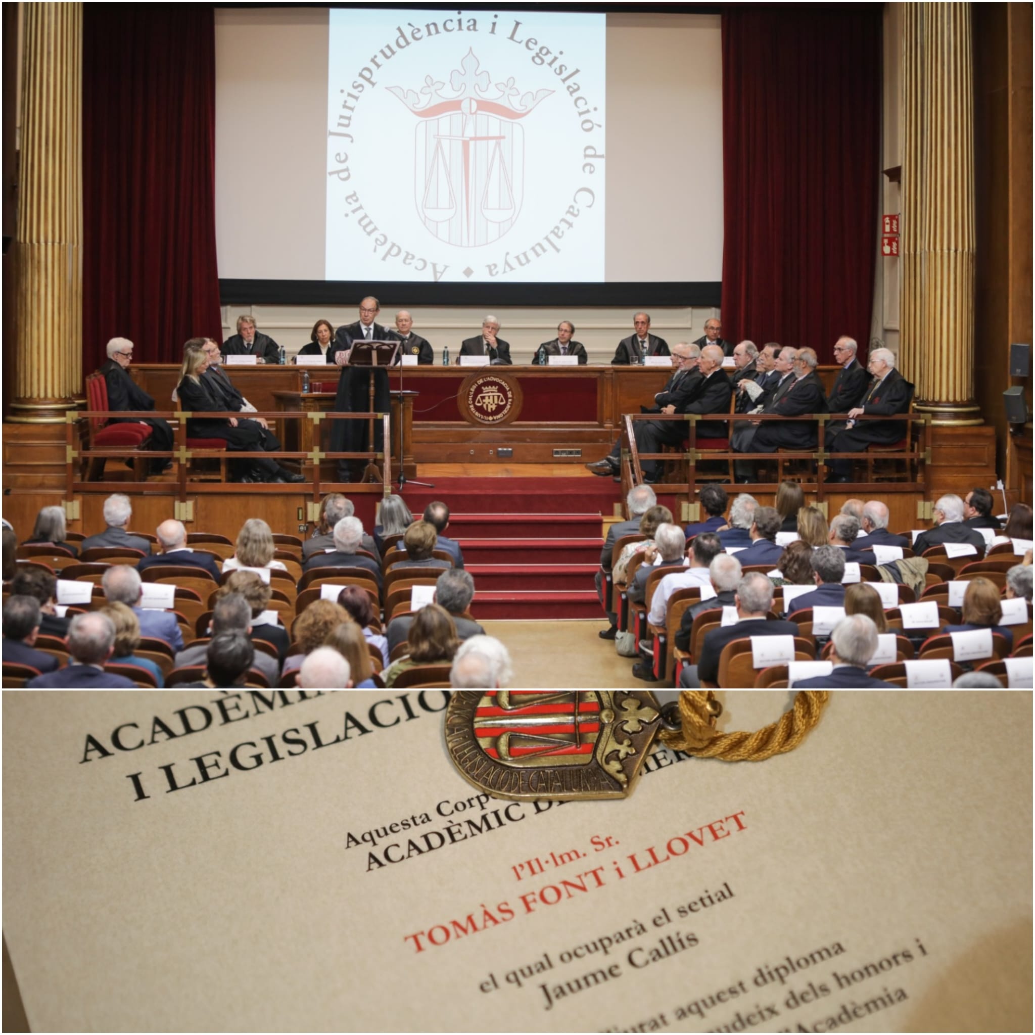 El ICAB acoge la solemne apertura del Curso 2022-2023 de la Acadèmia de Jurisprudència i ...