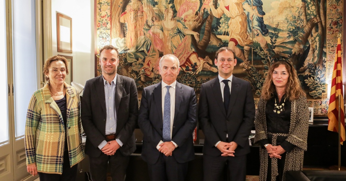 Encuentro del decano del ICAB con Pol Morillas, director del CIDOB