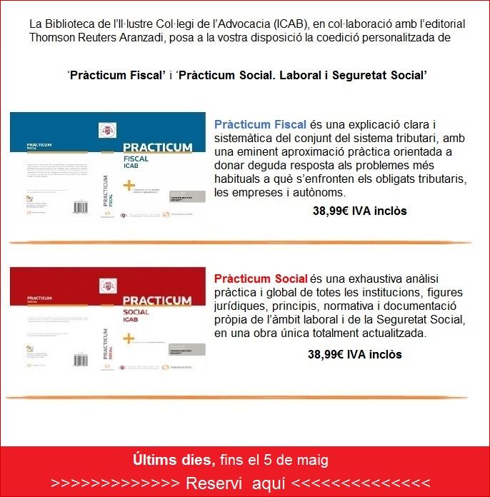 ¡ÚLTIMOS DÍAS! Edición especial de ‘Practicum Fiscal’ y ‘Practicum Social’